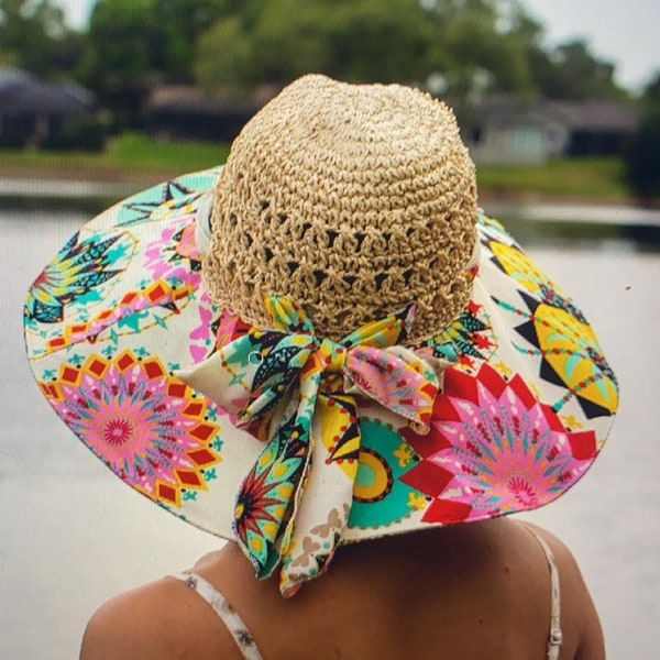 Raffia Sun Hat - Etsy