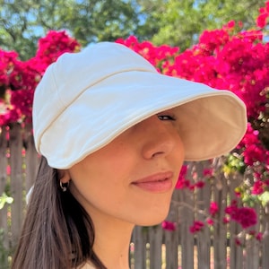 S M L Wide Brim Baseball Cap Adjustable Sun Hat for Women, Summer Hat ...