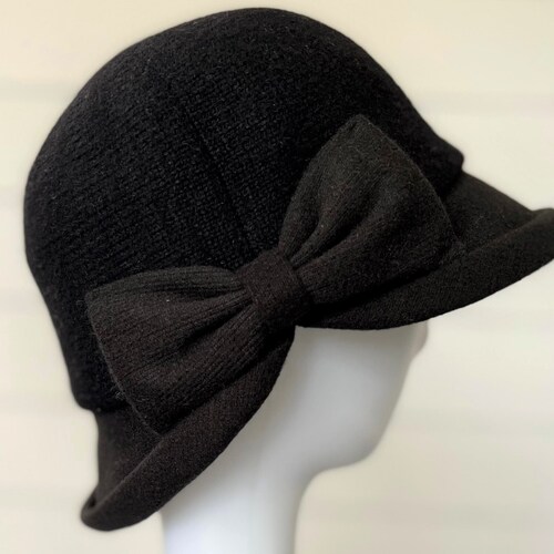 Wool Cloche Hat Winter Hat for Women Soft Chemo Hat - Etsy
