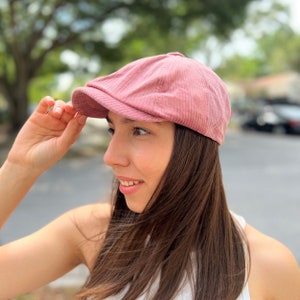 Summer Newsboy Cap Womens, Baker Boy Hat, Cotton Newsboy Cap, British ...