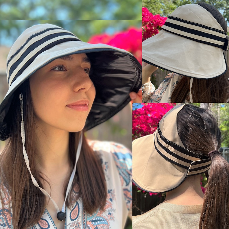 Wide Brim Bucket Hats for Women Womens Sun Hat Open Top Hat - Etsy