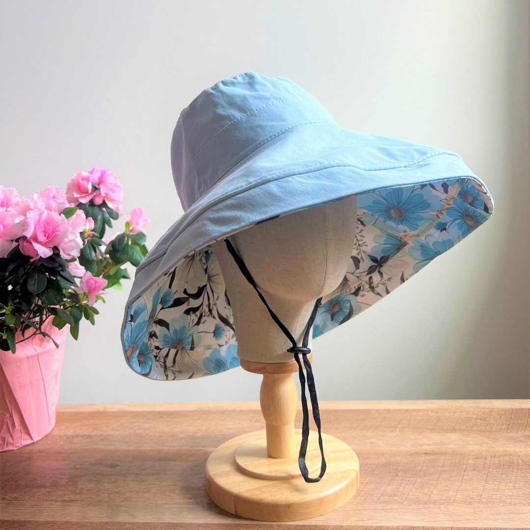 Extra Wide Brim Hat Women Summer Hats Ladies Sun Hats Women Reversible ...