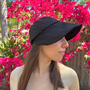 S M L Wide Brim Baseball Cap Adjustable Sun Hat for Women, Summer Hat ...