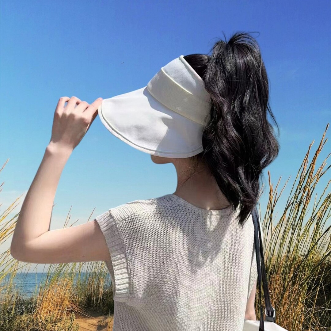 Light Weight Foldable/adjustable Cotton Sun Visor, Sun Hat, Stylish ...