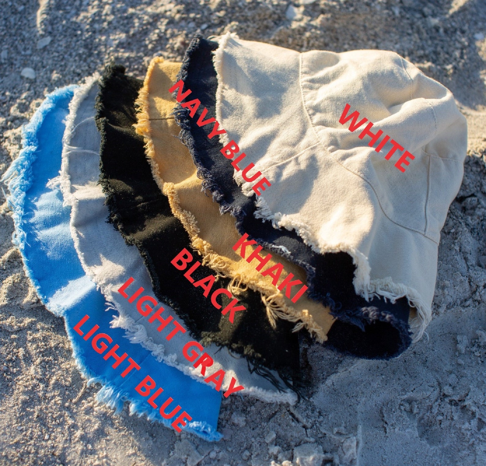 Sun Protection Distressed Bucket Hat Canvas Hat Women Frayed | Etsy