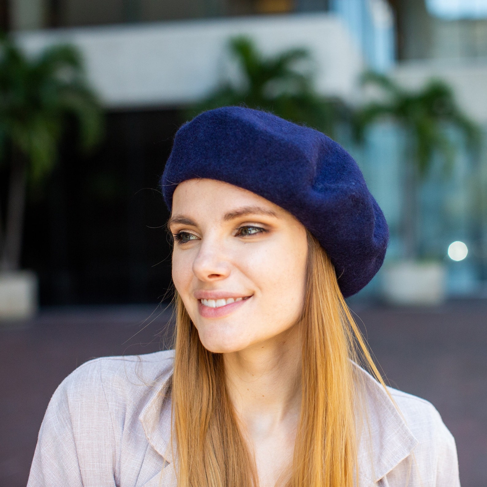 Classic Wool Beret Hat, French Beret, Fall Fashion Accessory, Felt ...