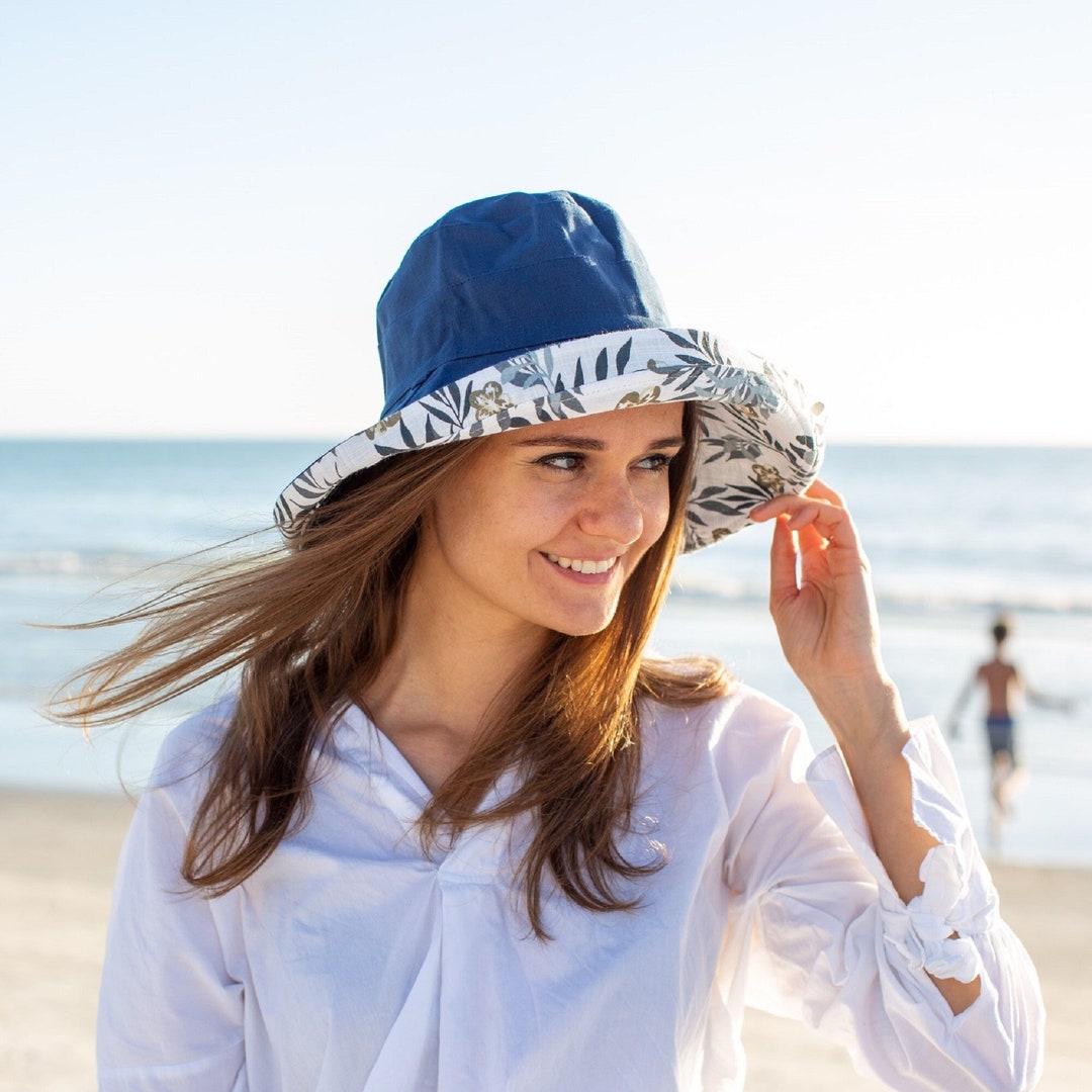 Summer Hats Woman Wide Brim Sun Hat Floppy Floral Sunhat Womans ...