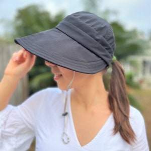 Wide Brim Baseball Cap, Bucket Hat for Women, Sun Hat for Women, Summer ...