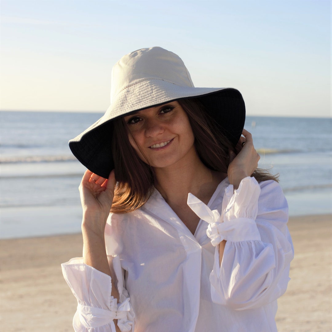 Women Bucket Hat, Reversible Bucket Hat for Women, Wide Brim Floppy Hat ...