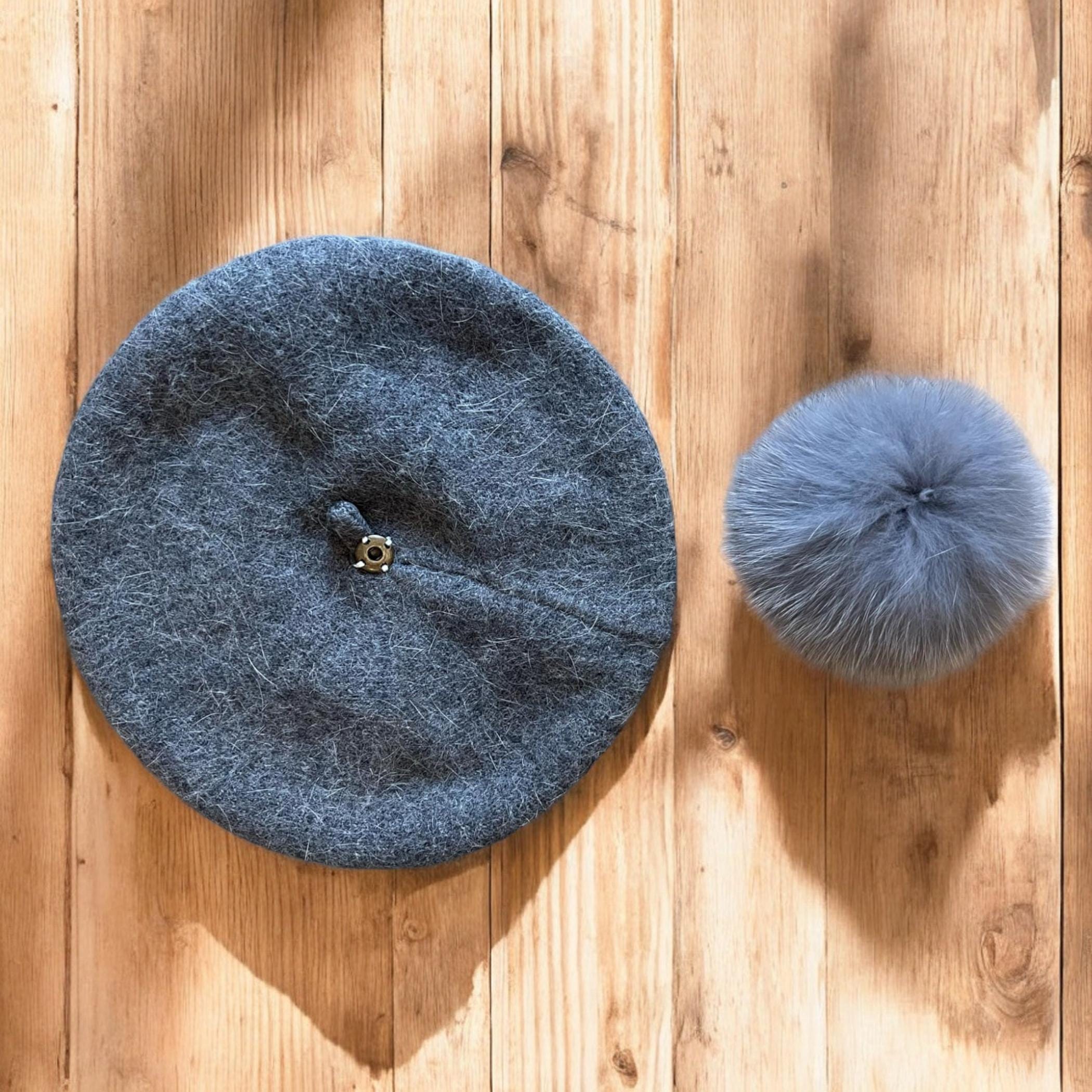 Oversize Wool Beret for Women Large Beret Handcrafted Wool Hat, Slouchy ...