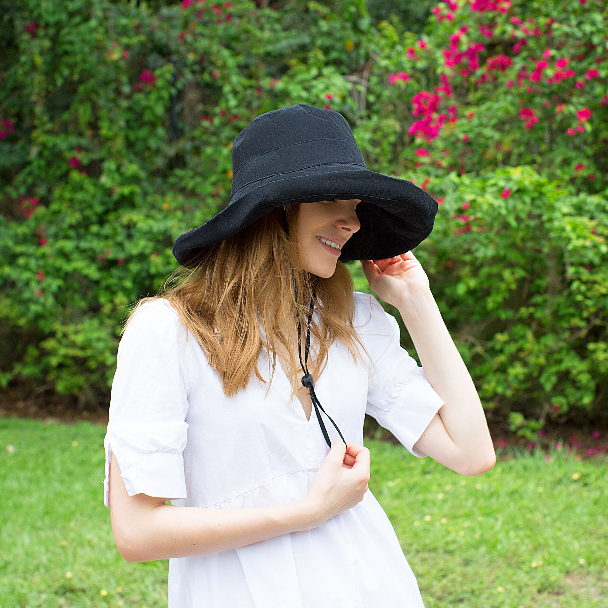 Wide Brim Women Hat Black Church Formal Ladies Hats Summer - Etsy