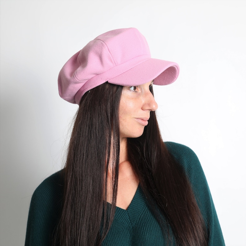 Womens Baker Boy Cap, Newsboy Newsie Paperboy Fiddler Cabbie Hat Flat ...