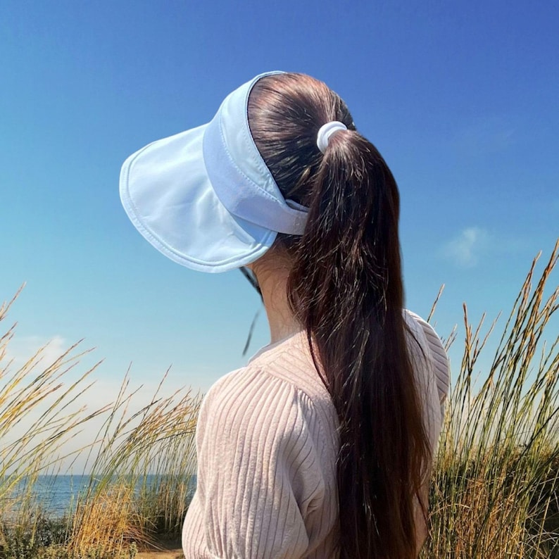 Light Weight Foldable/adjustable Cotton Sun Visor, Sun Hat, Stylish ...