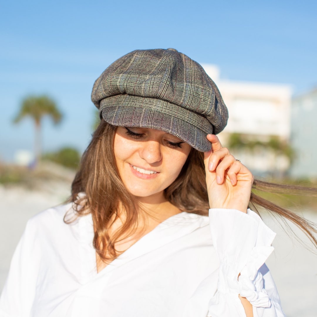 Summer Newsboy Cap Womens Baker Boy Hat Cotton Newsboy Cap - Etsy