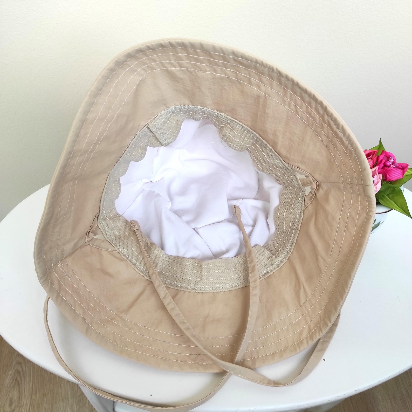 Wide Brim Bucket Hat Water Resistant Cotton Hat, Unisex Sun Hat, UV ...