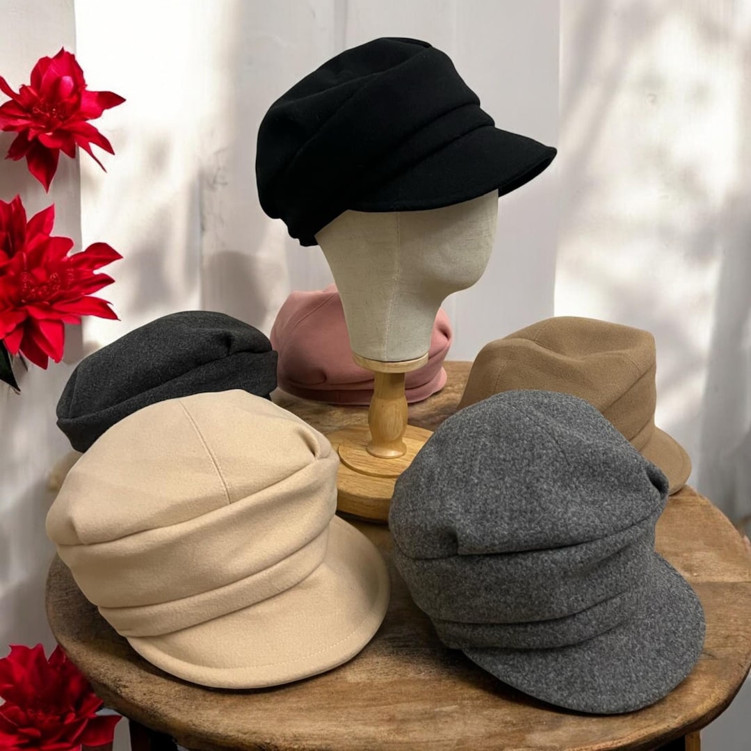 Newsboy Hat Women, Newsboy Cap Women, Baker Boy Cap Winter Beret Retro ...