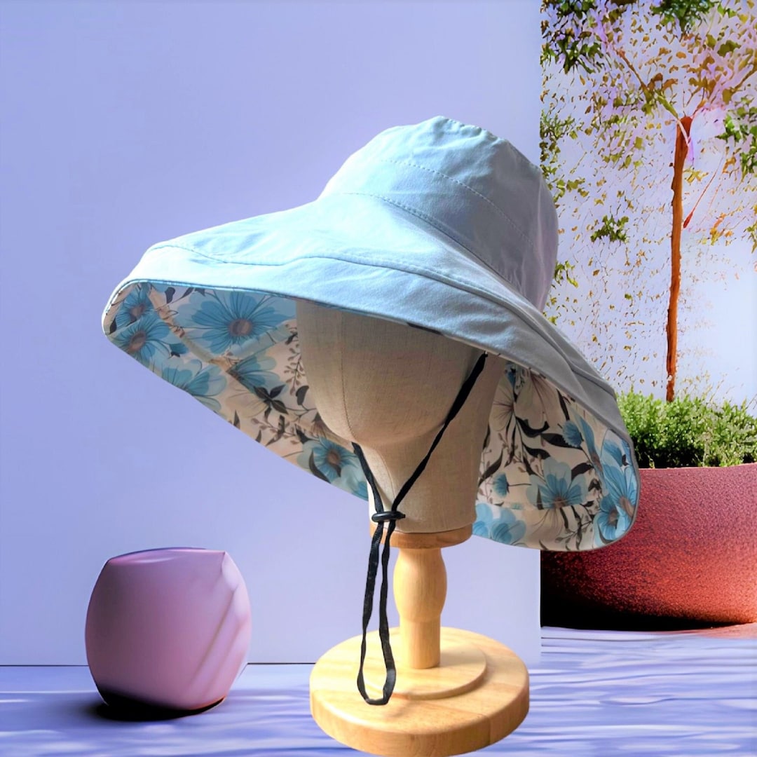 Extra Wide Brim Hat Women Summer Hats Ladies Sun Hats Women Reversible ...