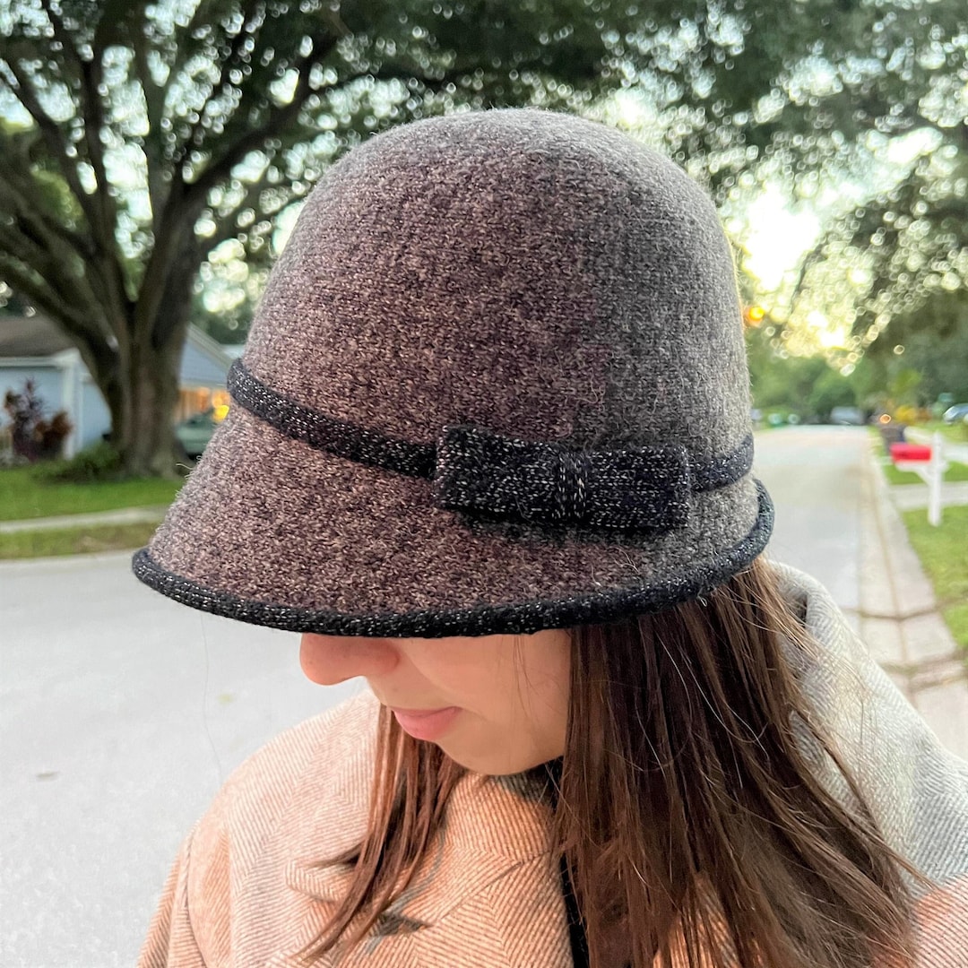 Winter Cloche Hats for Women, Wool Hats for Fall and Winter, Women's ...