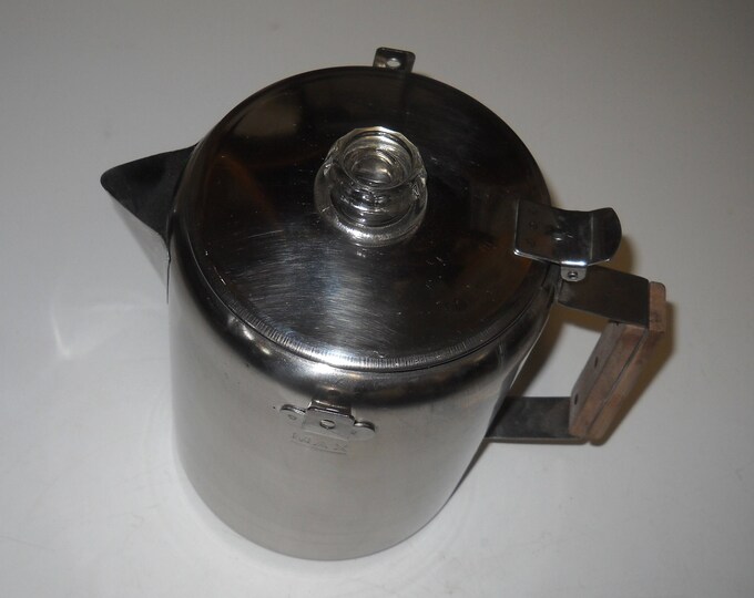 Vintage, Very Nice, Used Once Condition, Stainless, Stove Top, or Camp ...