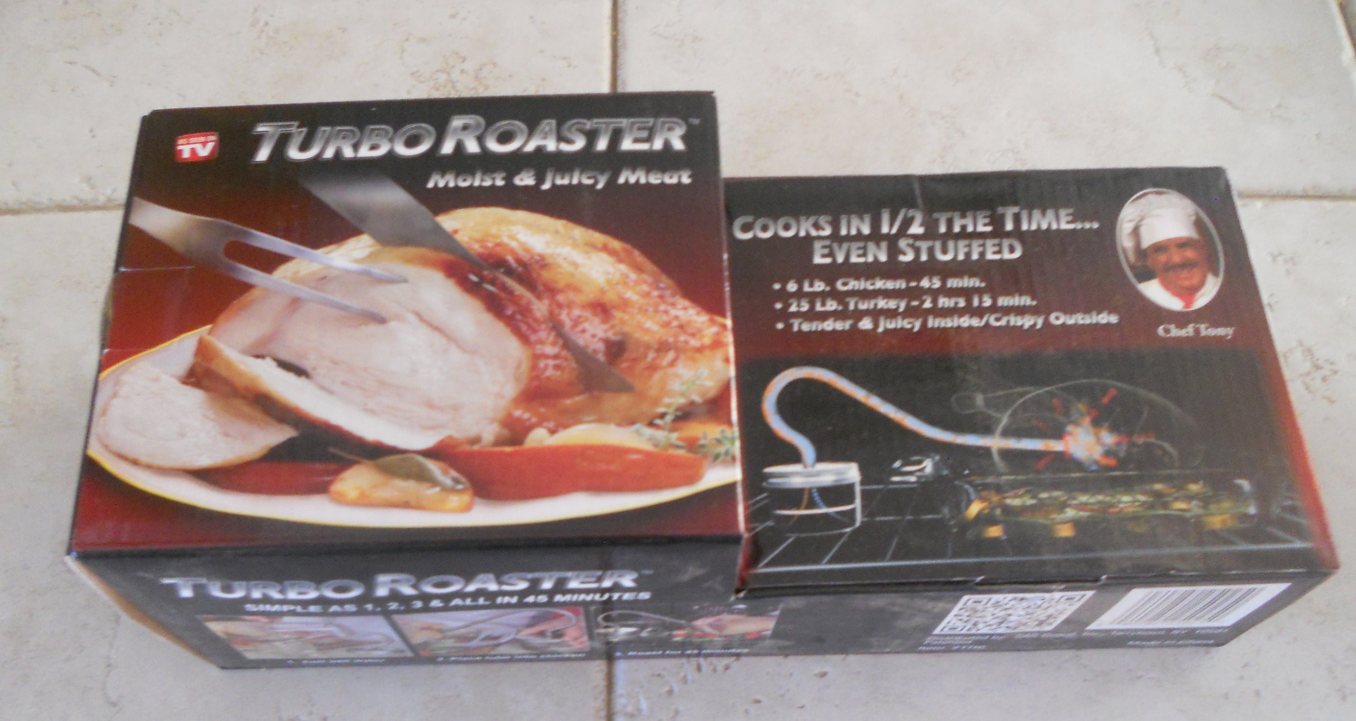 Never Used, New, Chef Tony Turkey or Chicken Turbo Roaster, Cooks in ...