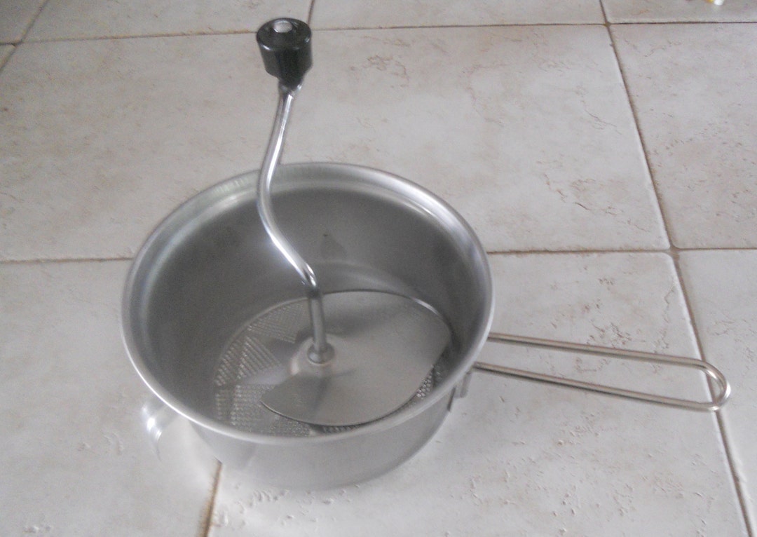 Used Once, Stainless, FM35 Original, Made USA, 3.5 Qt Foley Mill Food ...
