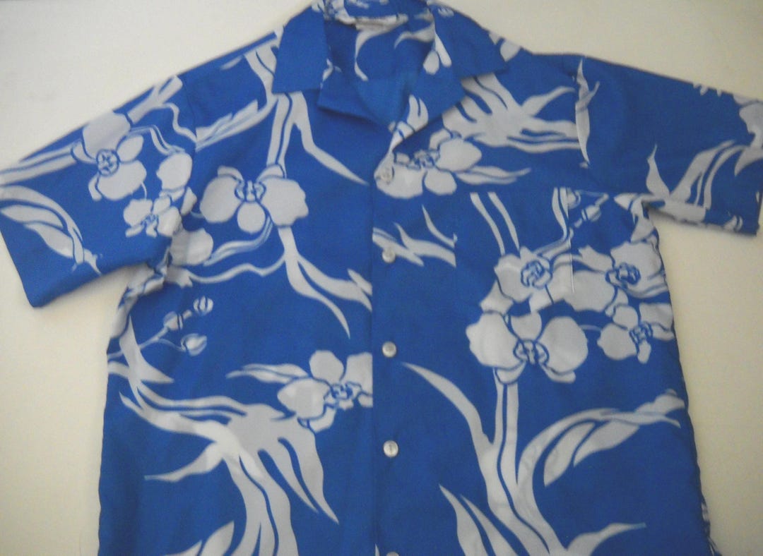 Vintage Hilo Hattie Men's Medium Authentic Island Crafted Polyester ...