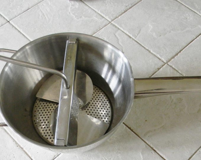 Used Once, Looks Near New, Stainless Steel, 2 Qt Foley STYLE Food Mill ...