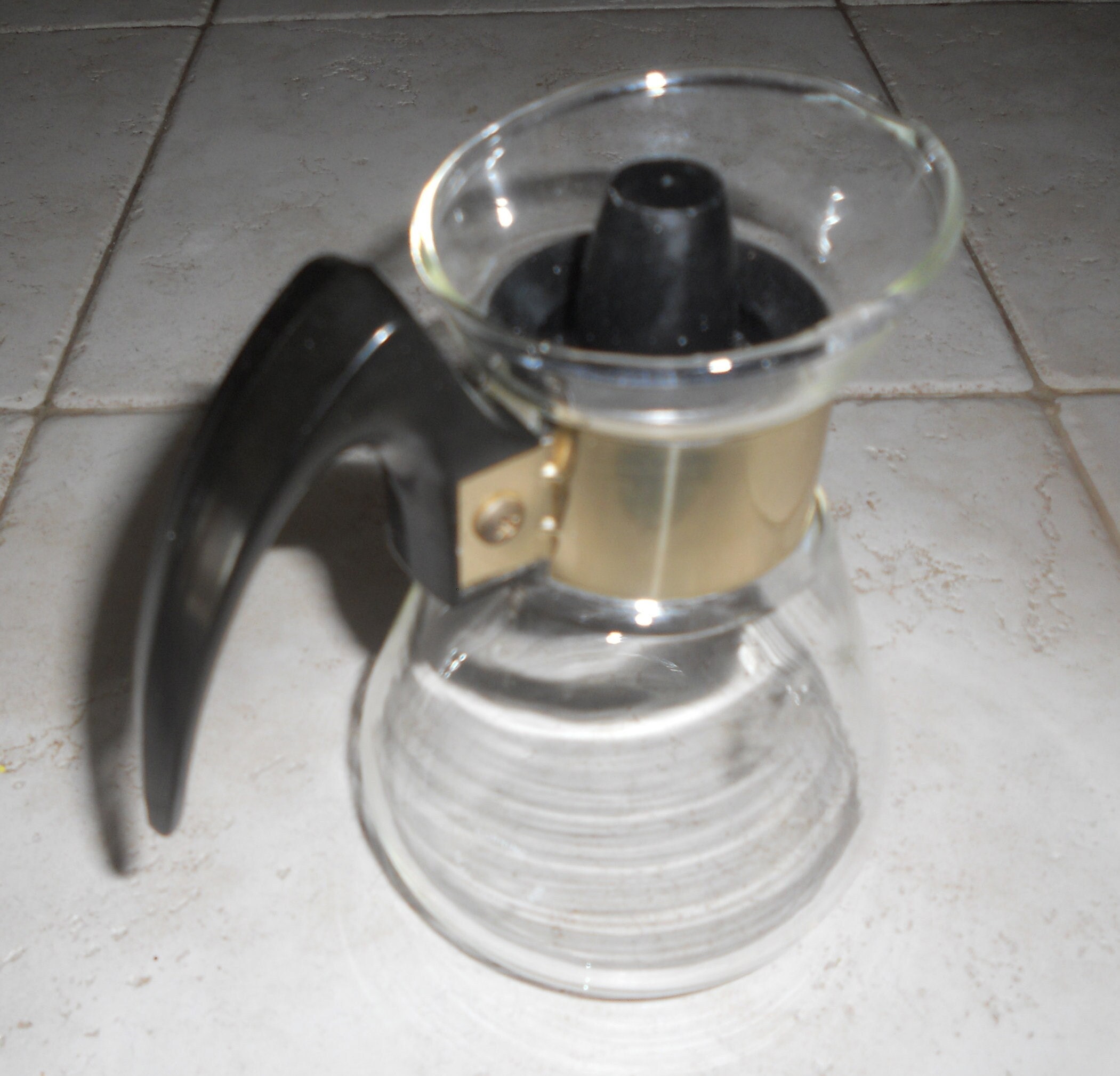 Vintage Pyrex Flameware Corning 2 Cup Tea Pot, Stove Top Tea Pot, Metal ...