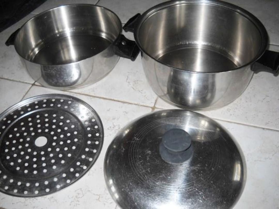 Gently Used, Vintage Rena Ware 3 Ply Heavy 18/8 Stainless Steel, 6 ...