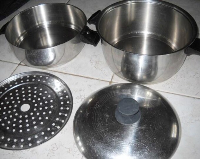 Gently Used, Vintage Rena Ware 3 Ply Heavy 18/8 Stainless Steel, 6 ...