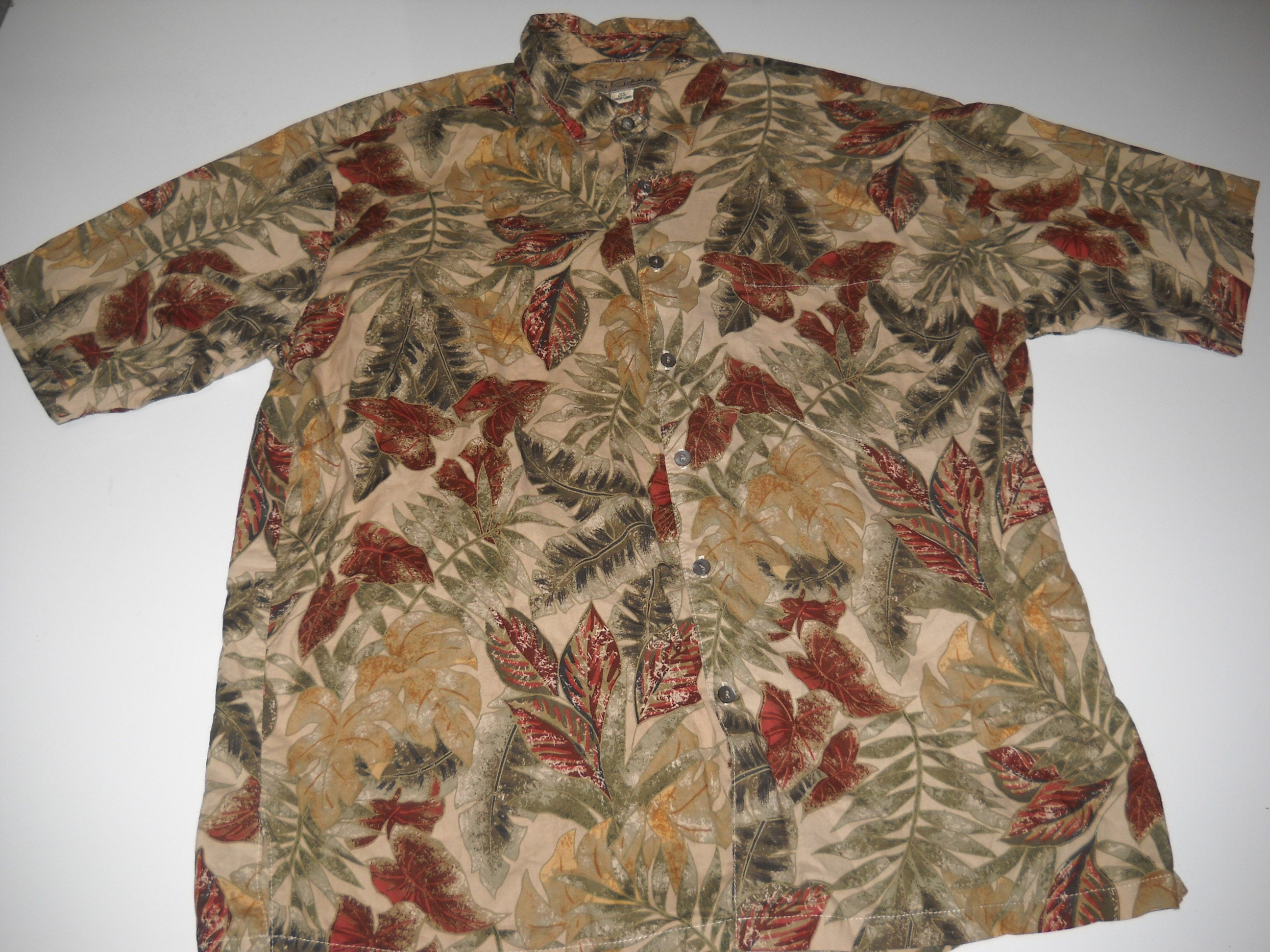 Tori Richard Honolulu Authentic Island Crafted, Men's Xlarge 100% ...