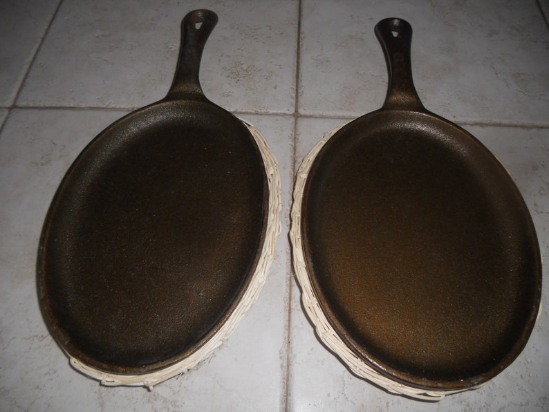 Mexican Fiesta Fajita Sizzler Sets, #110-04, 2 Wicker Trivet Basket ...
