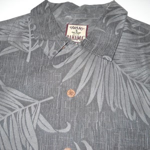 Vintage Tommy Bahama, Men's Medium, Authentic Island Crafted 100% Silk Hawaiian Style Short ...