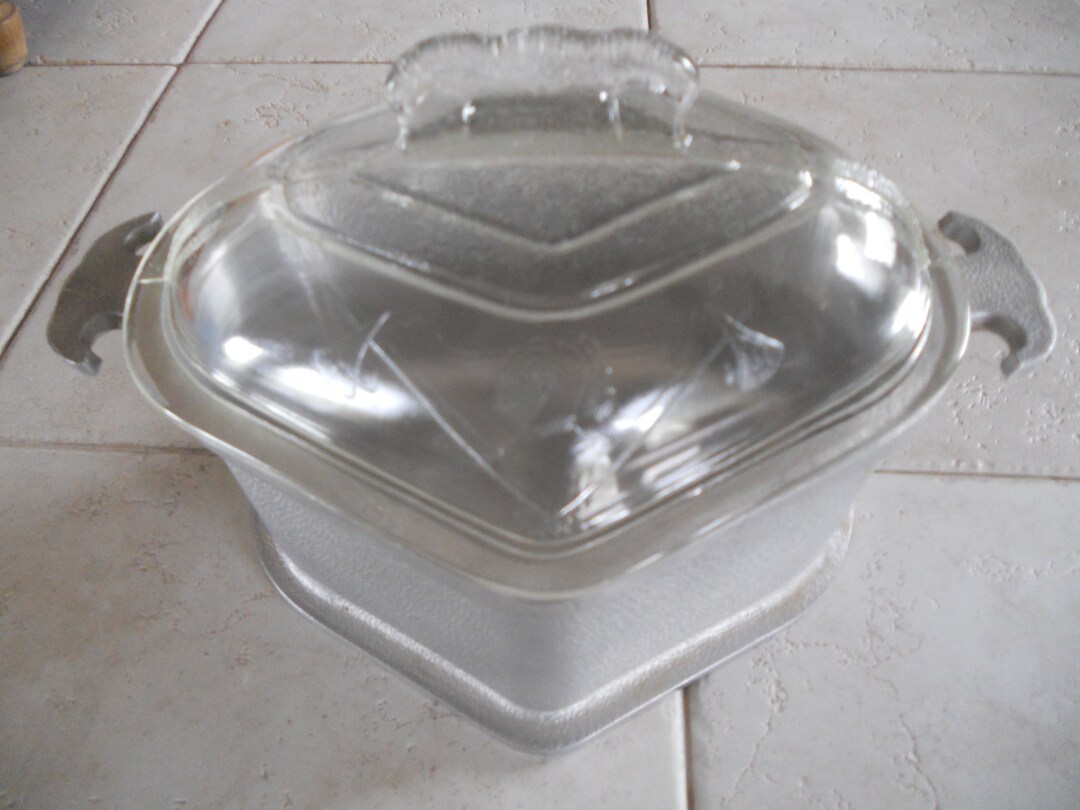 Vintage, Classic Triangle Guardian Service Ware, Hammered Aluminum ...