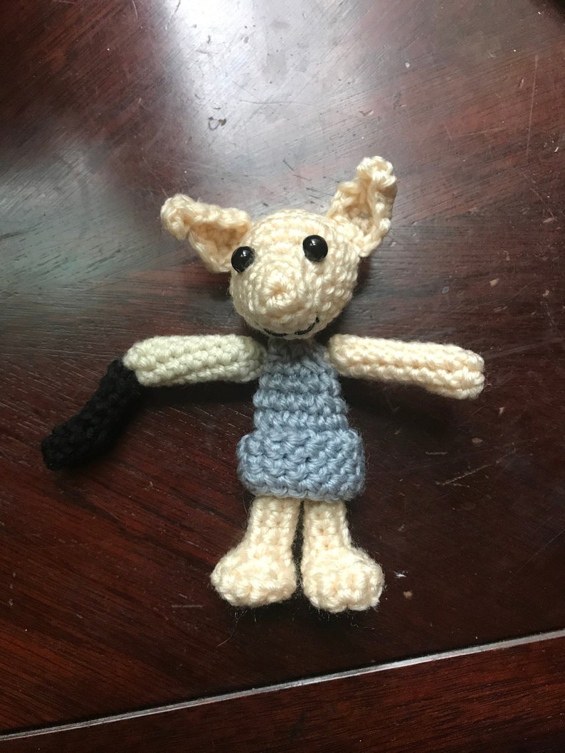 Small Harry Potter Crochet Dobby is Free Chamber of Secrets | Etsy