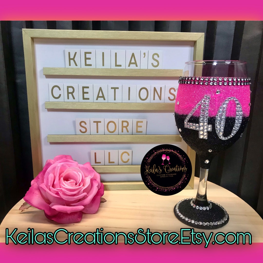 Ombre Keila's Original Wine Glass - Etsy