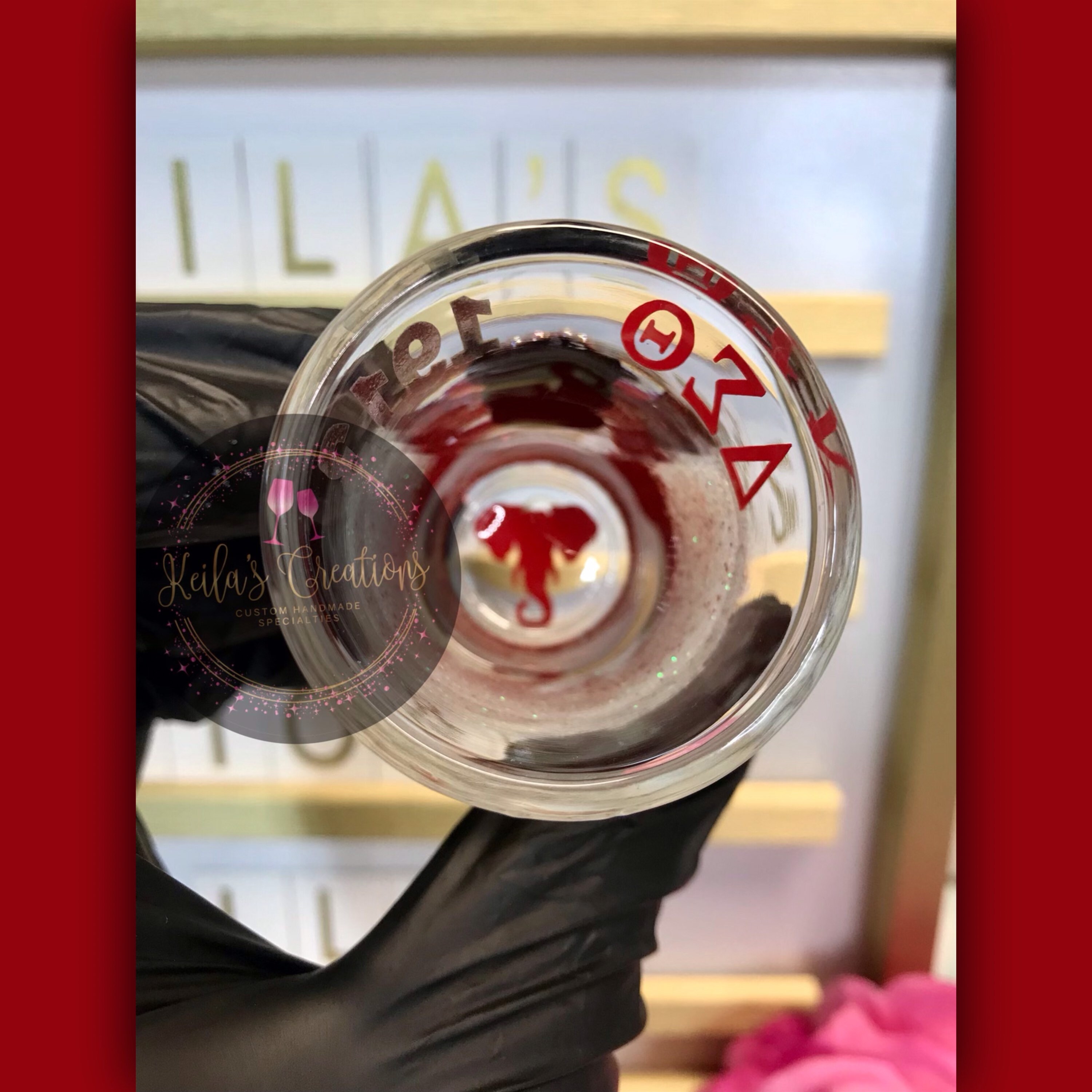 Delta Sigma Theta Inspired Sorority Shot Glass by Keila - Etsy