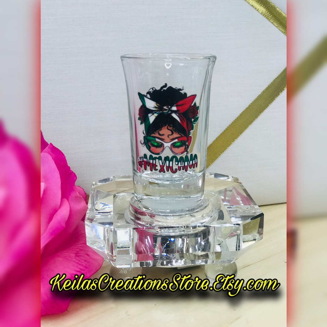 Mexican Girl Shot Glass - Etsy