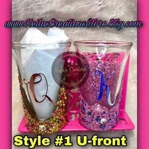Blinged Out Shot Glass by Keila - Etsy