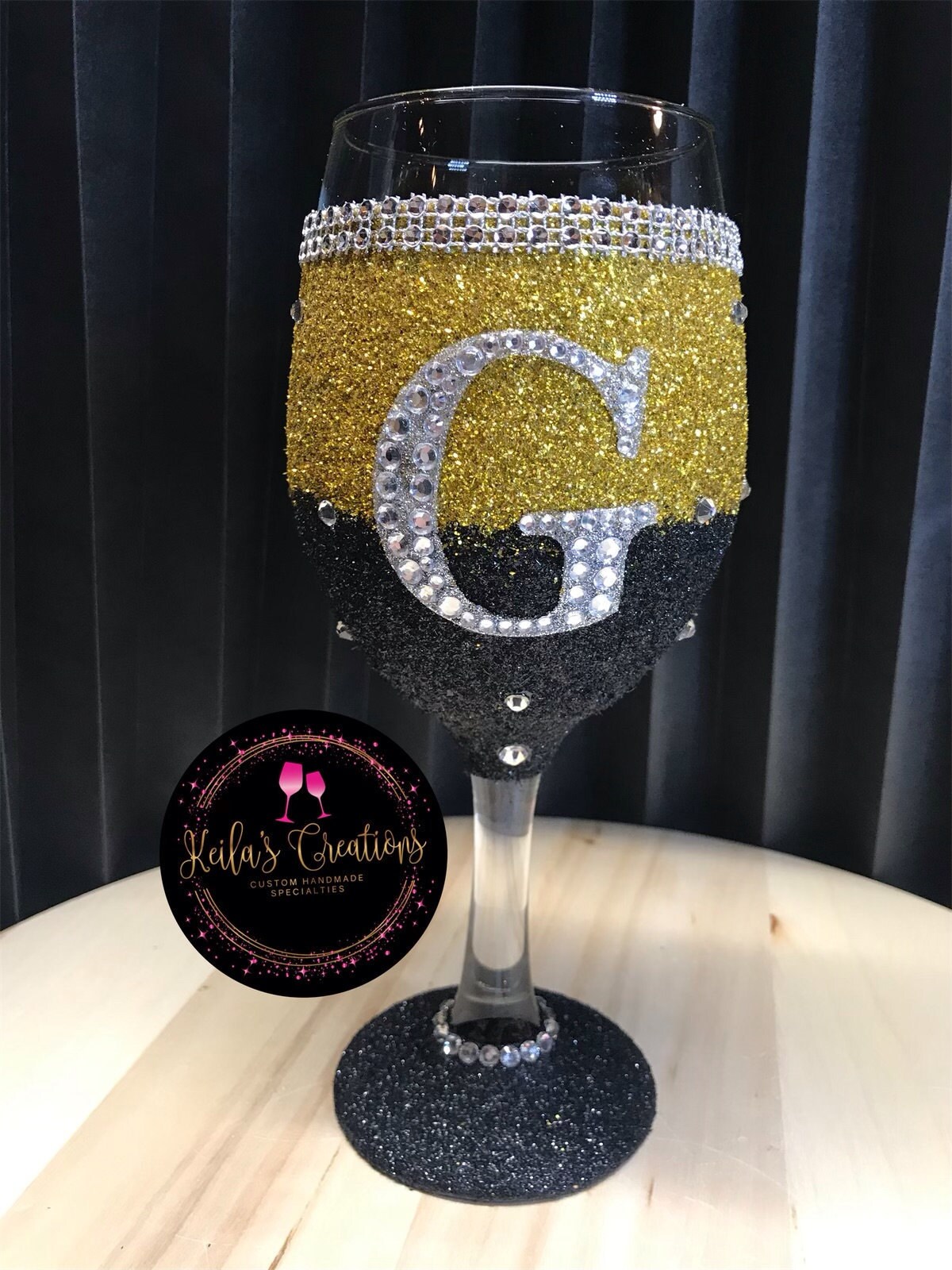 Ombre Keila's Original Wine Glass | Etsy