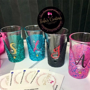 Blinged Out Shot Glass by Keila - Etsy