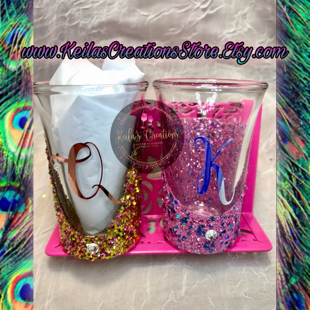 Blinged Out Shot Glass by Keila - Etsy