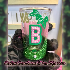 AKA Inspired Sorority Shot Glass by Keila - Etsy