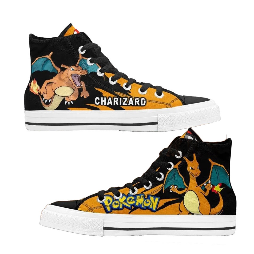 Charizard High Top Shoes Custom Anime Sneakers - Etsy