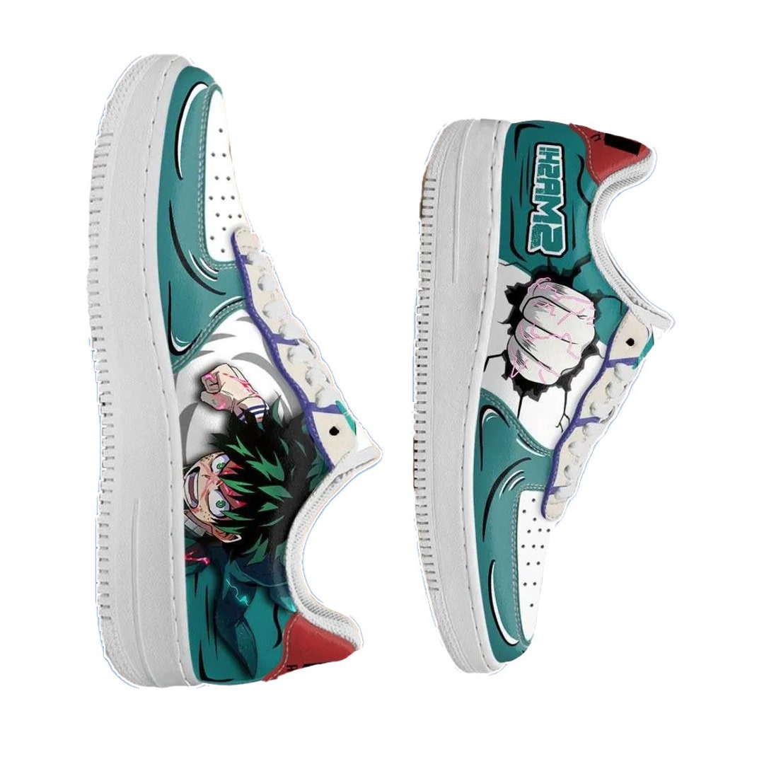 BNHA Deku Sneakers Custom Shoes - Etsy