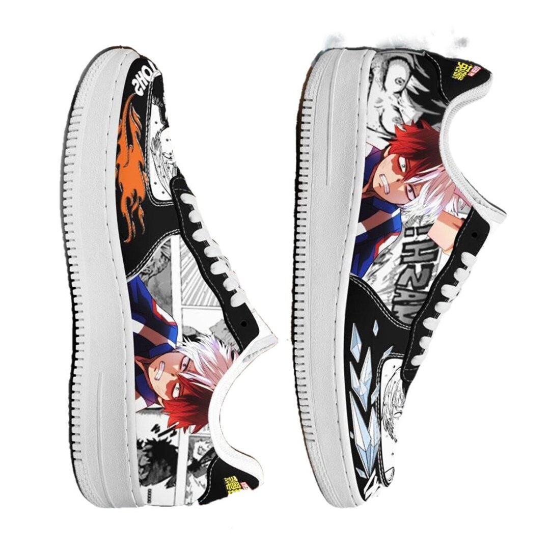 Shoto Todoroki Air Shoes Custom Anime Shoes for Fan - Etsy