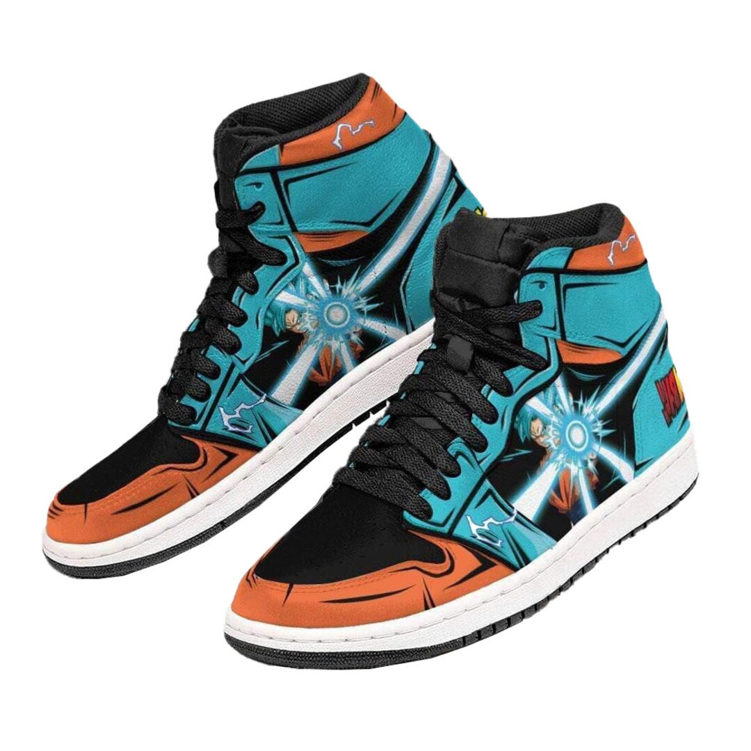 Super Saiyan Blue Goku Shoes Custom Anime Boot Sneakers - Etsy