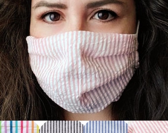 Preppy Face Mask - Etsy