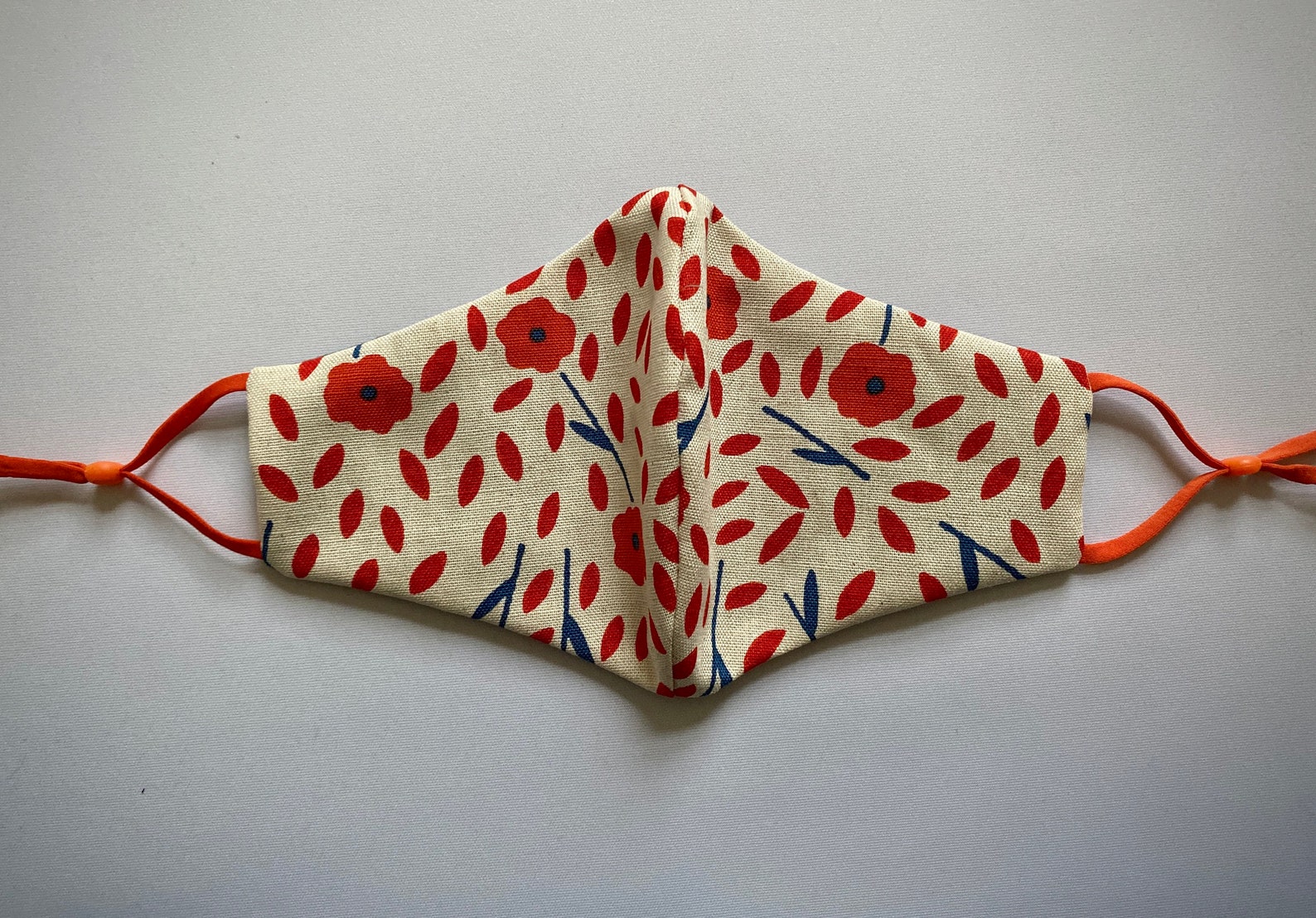 Japanese Flower FACE MASK 100% Premium Cotton with Filter | Etsy