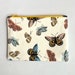 Butterfly Zipper Pouch, Fully Lined and Interfaced for Softer and ...